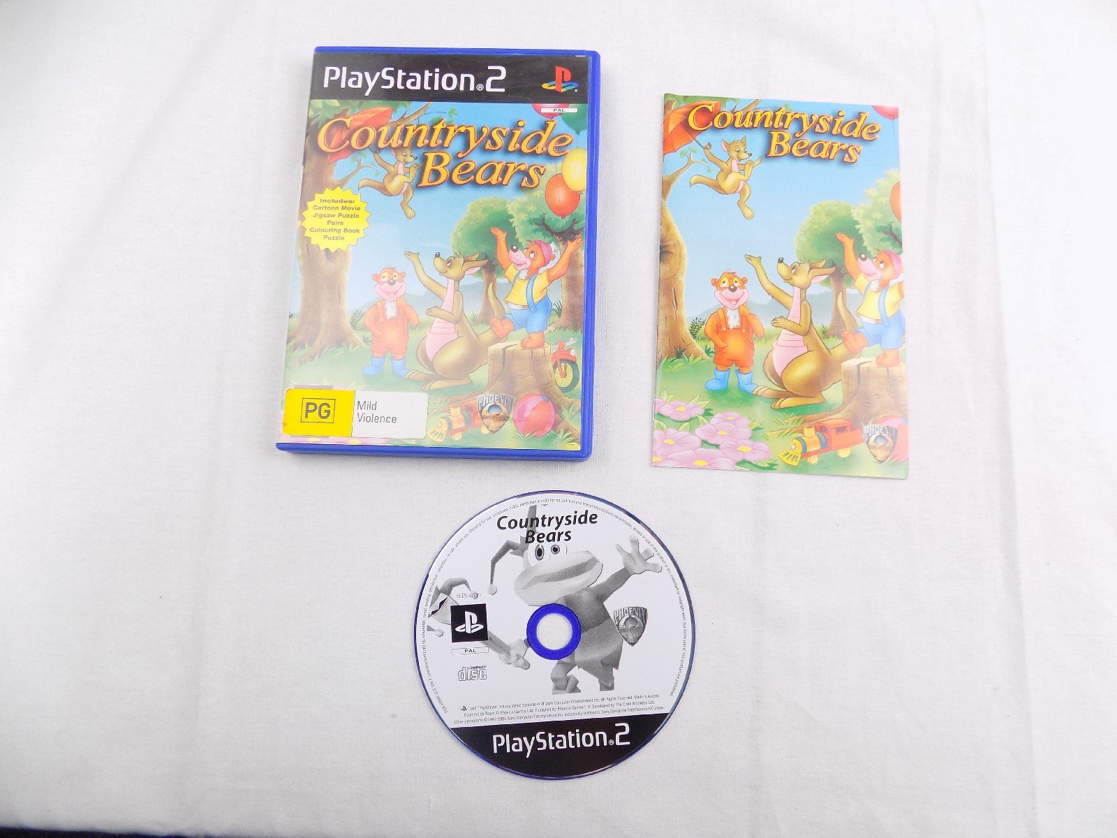 Mint Disc Playstation 2 Ps2 Countryside Bears - Inc Manual - Starboard ...