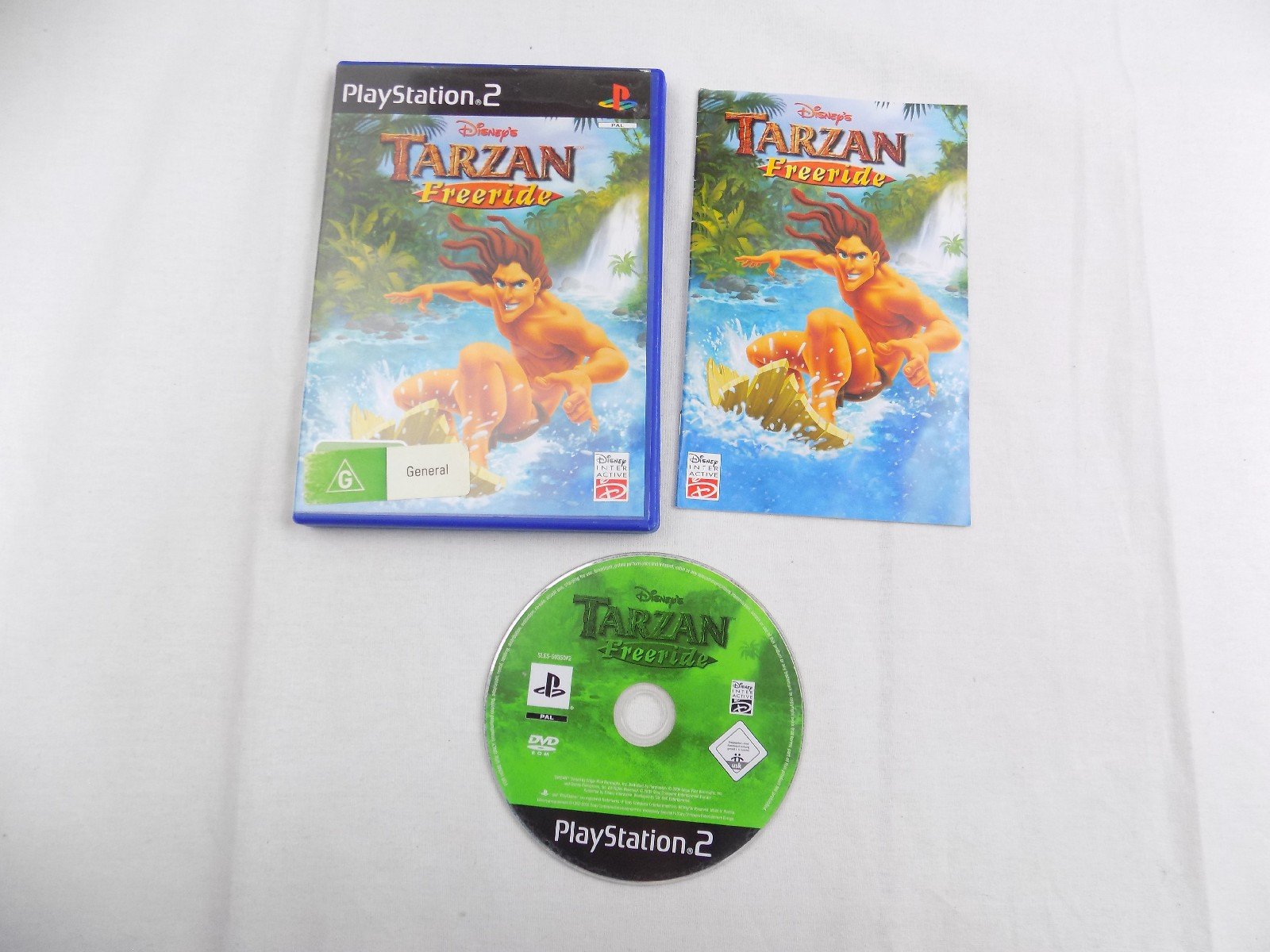 Mint Disc Playstation 2 Ps2 Disney's Tarzan Freeride - Inc Manual Free ...
