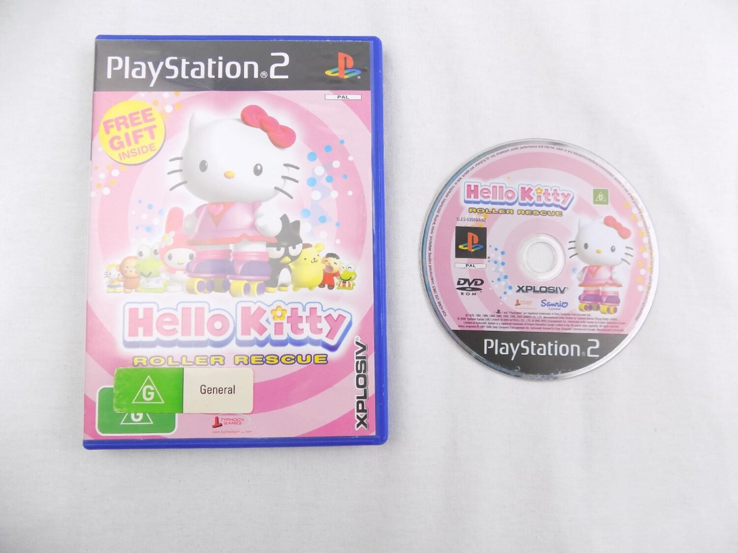 Mint Disc Playstation 2 Ps2 Hello Kitty Roller Rescue - No Manual ...