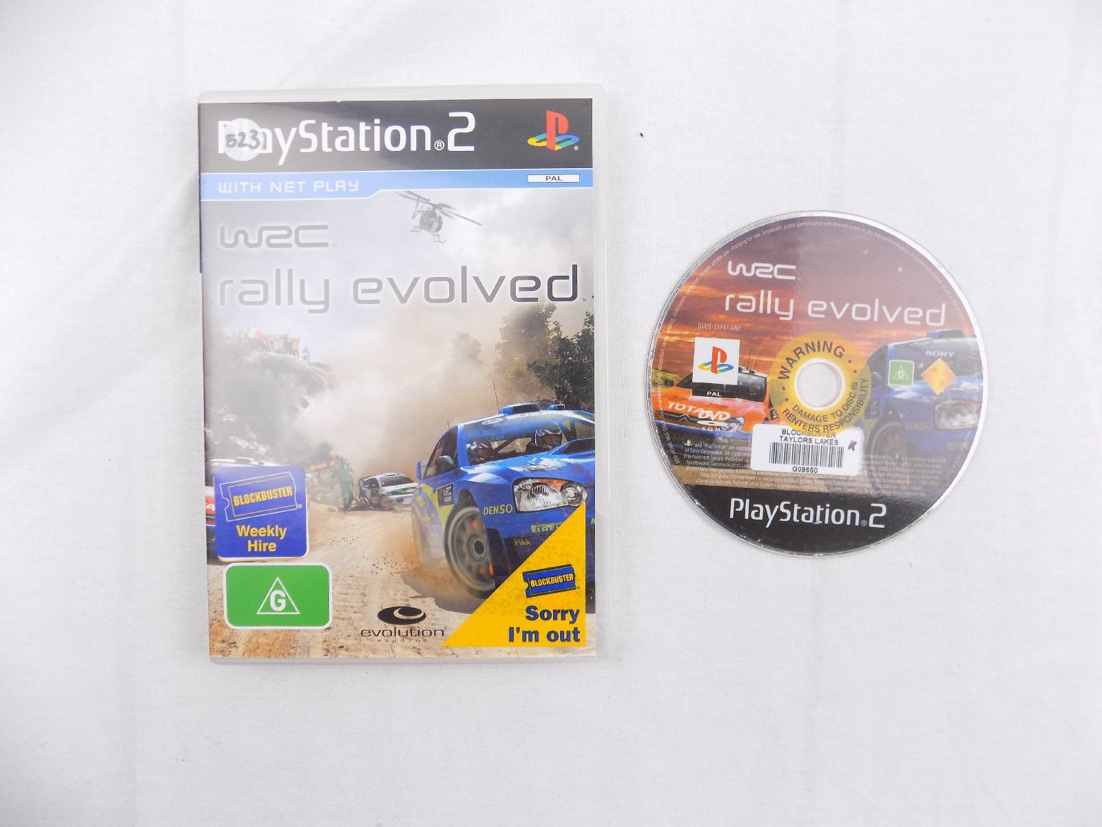 Mint Disc Playstation 2 Ps2 WRC Rally Evolved - No Manual Free Postage ...