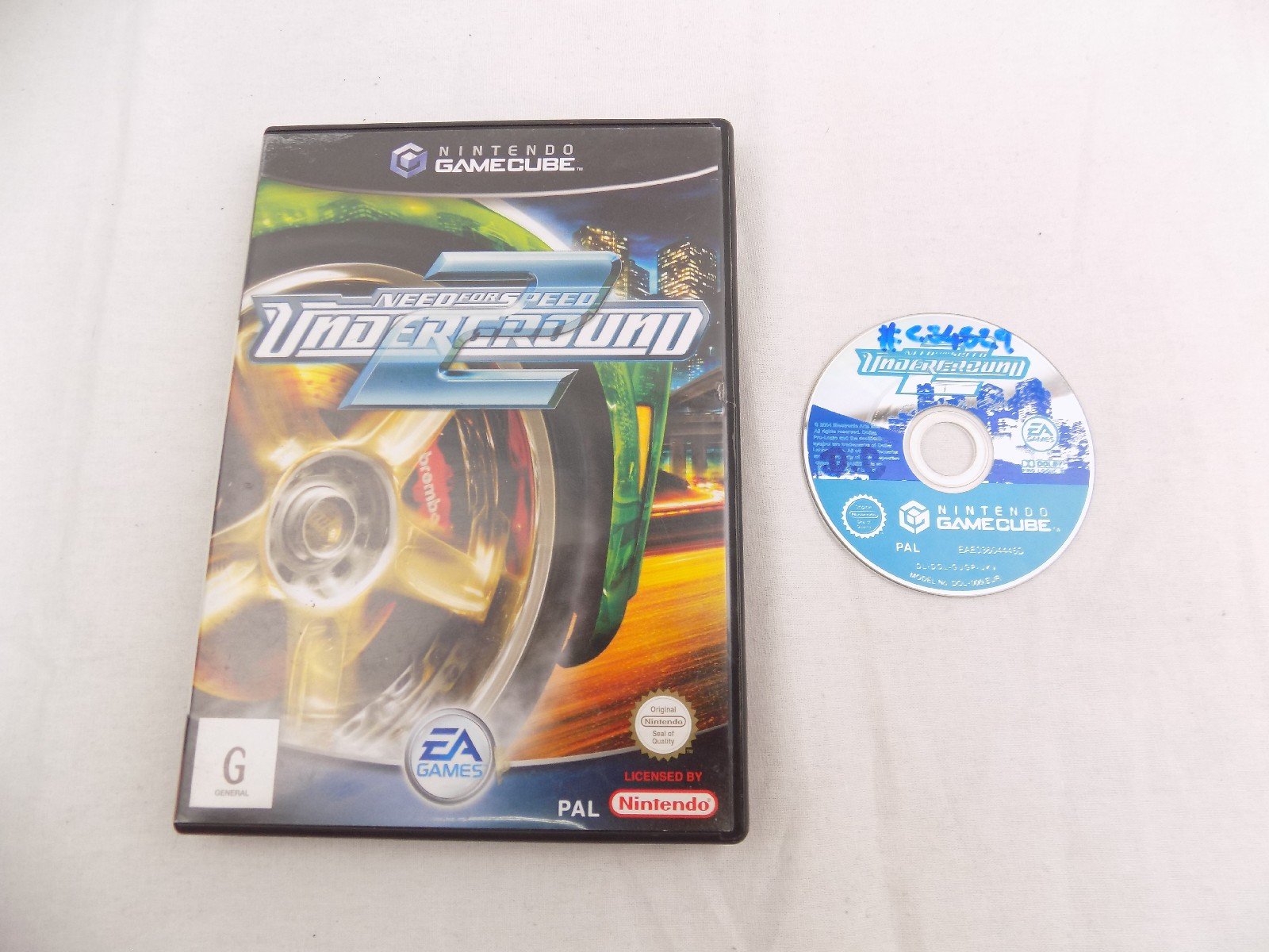 Mint Disc Nintendo Gamecube Need For Speed Underground 2 - No Manual ...