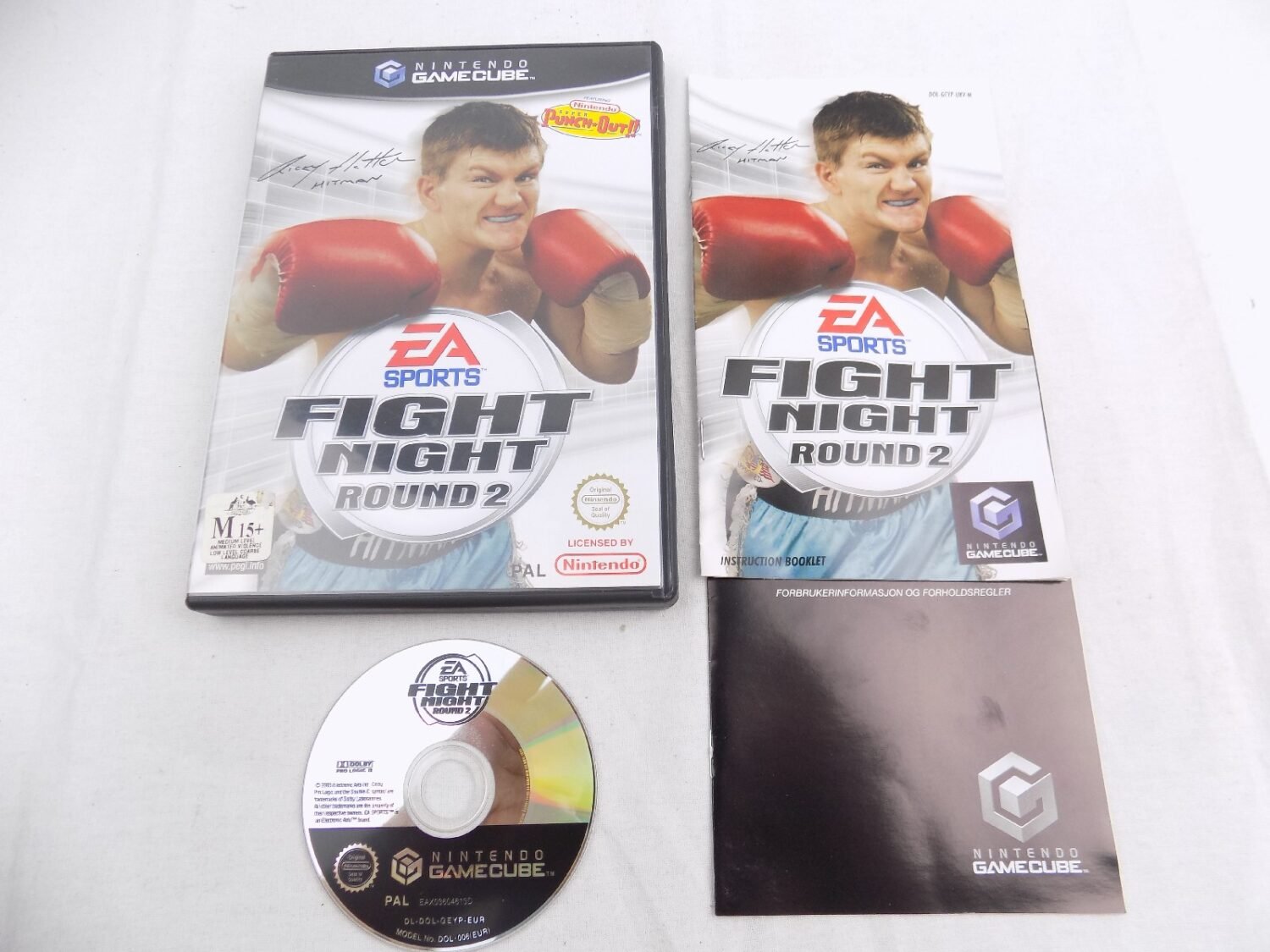 Mint Disc Nintendo Gamecube Fight Night Round 2 - Inc Manual Free ...
