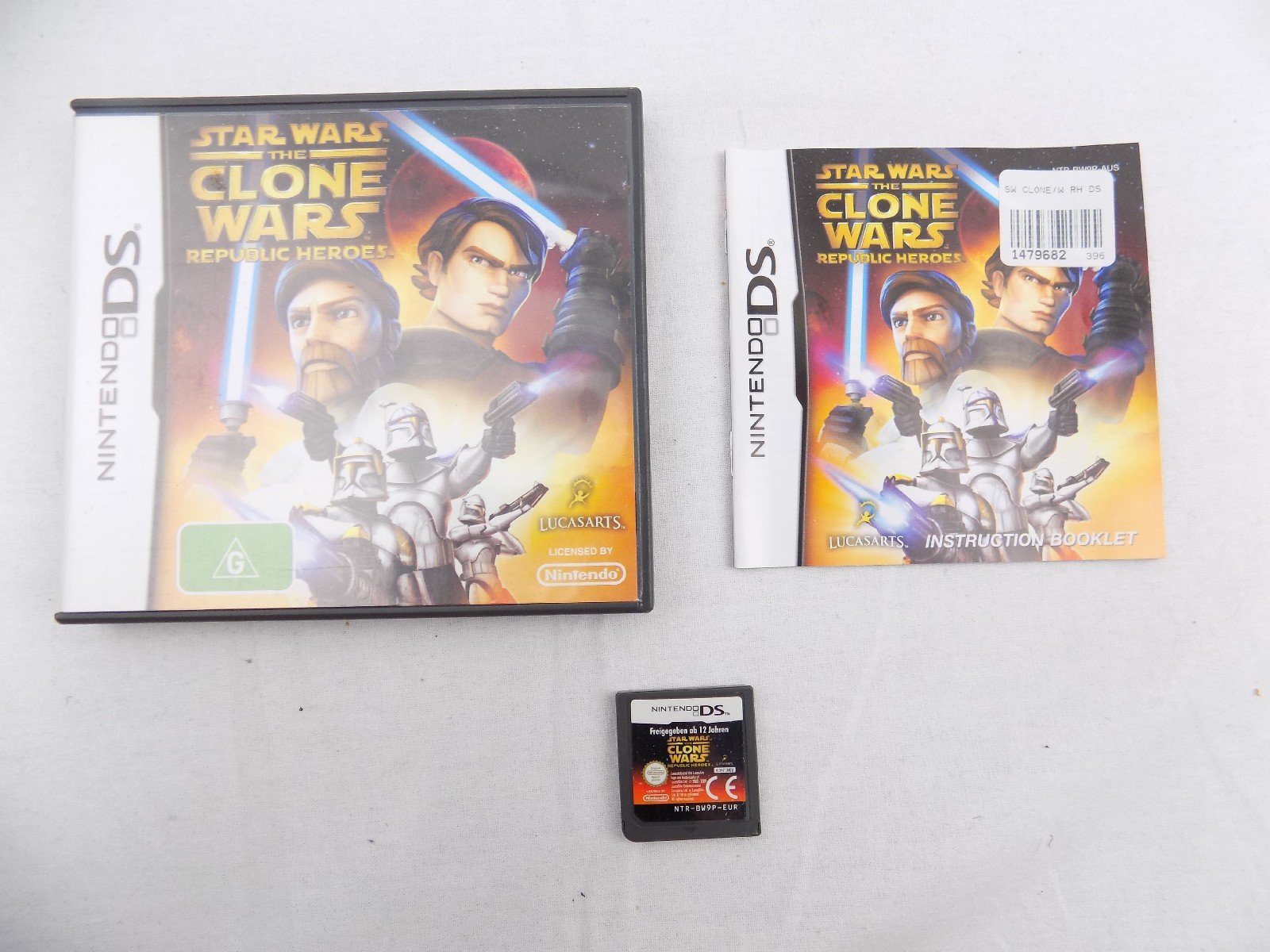 Like New Nintendo DS Star Wars The Clone Wars Republic Heroes - Inc ...