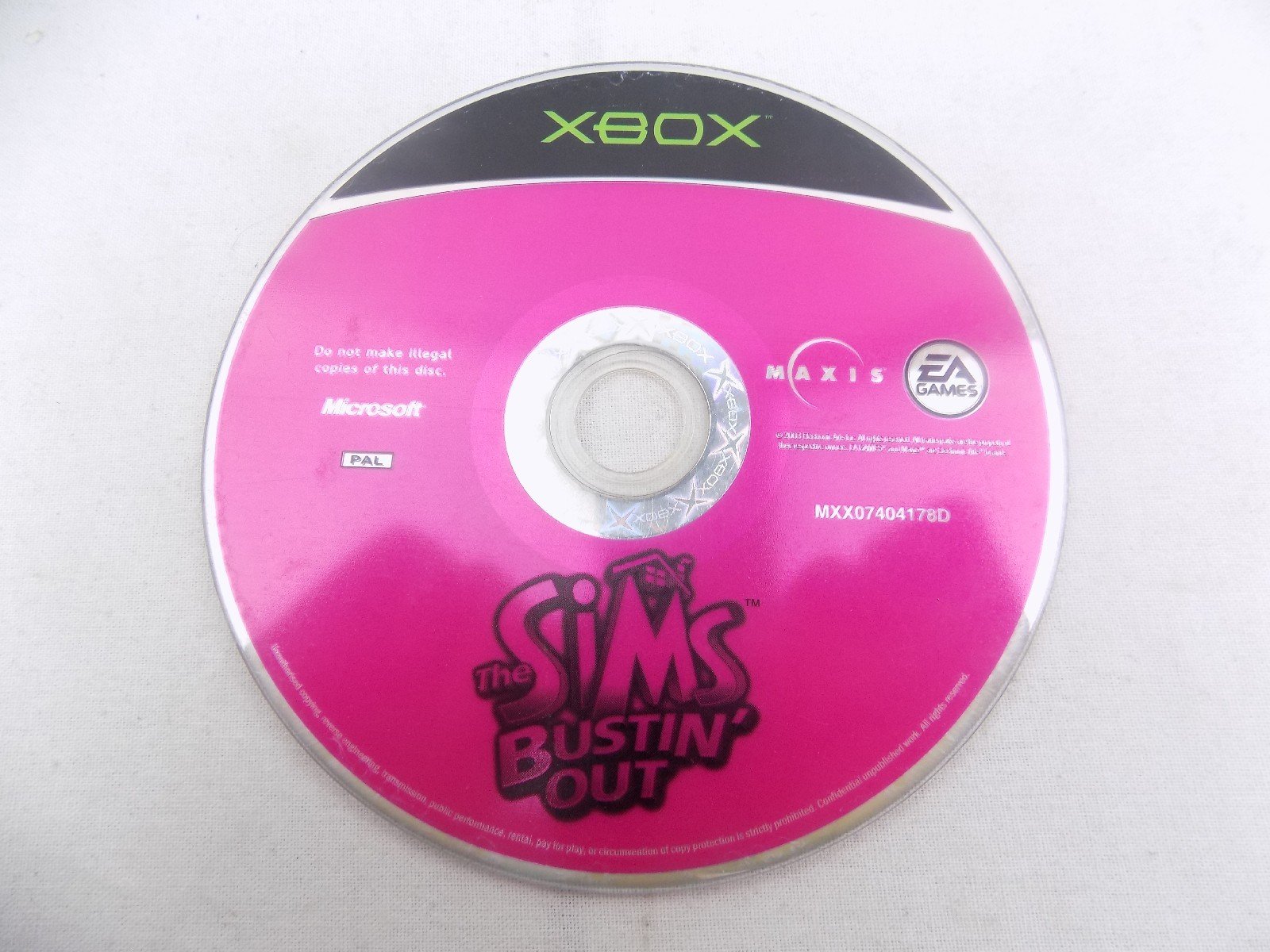 Mint Disc Xbox Original The Sims Bustin' Out - Disc Only - Starboard Games