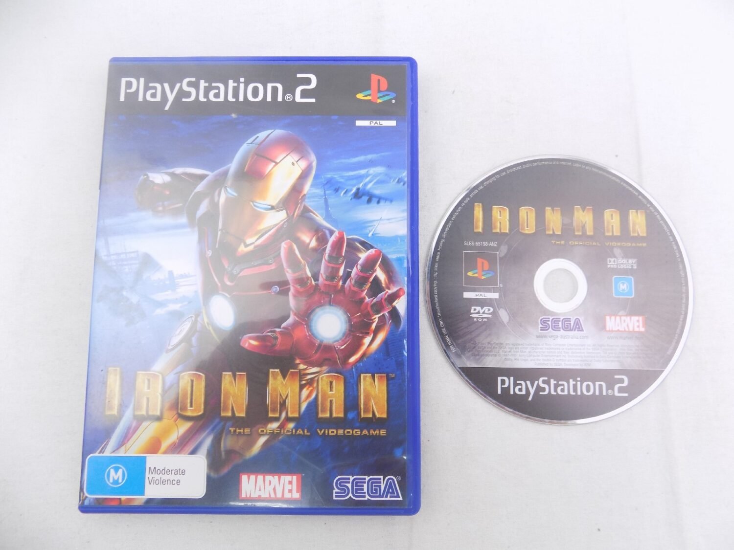 Mint Disc Playstation 2 Ps2 Iron Man The Official Videogame - No Manual ...