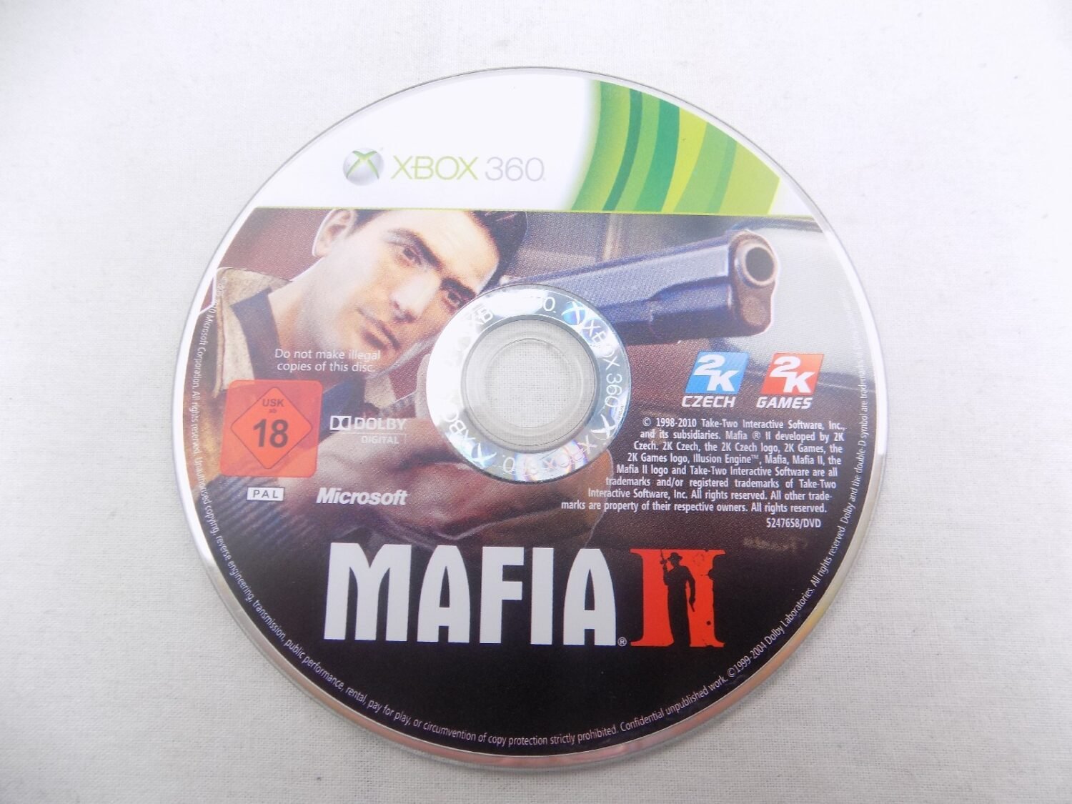 Mint Disc Xbox 360 Mafia II 2 - Disc Only Free Postage III - 31 ...