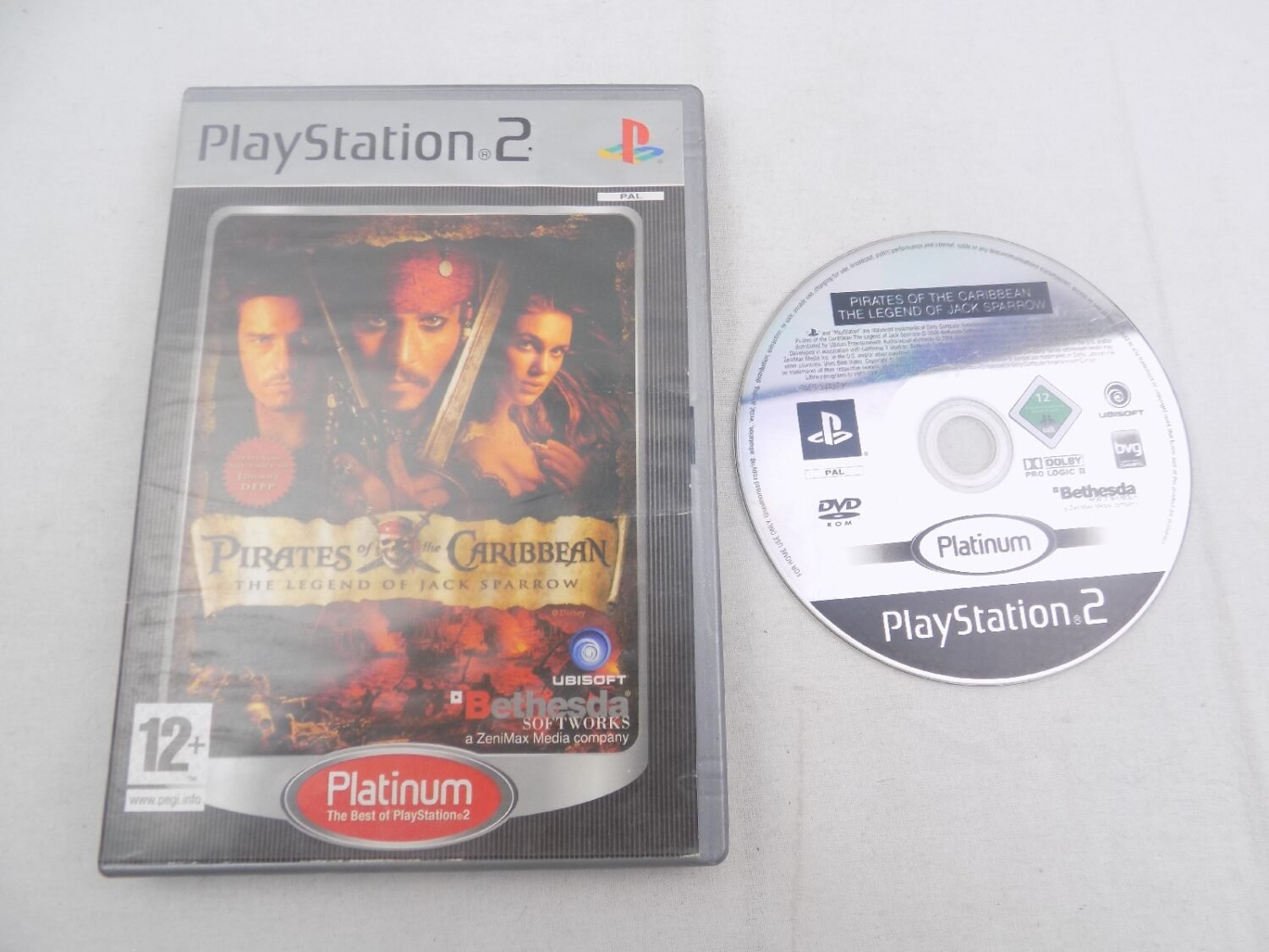 Mint Disc Playstation 2 Ps2 Platinum Pirates Of The Caribbean The ...