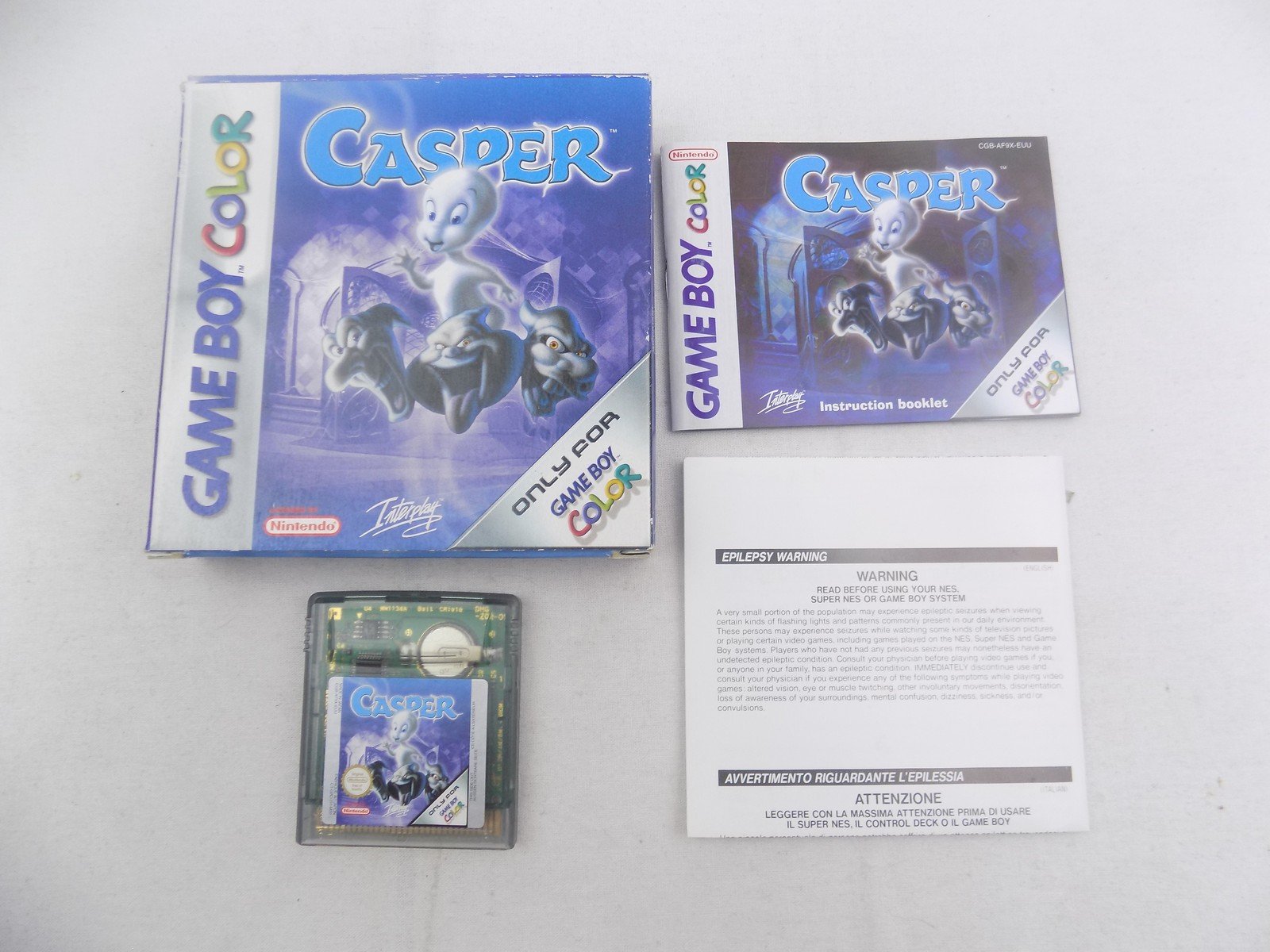 Boxed Gameboy Color Casper Complete w/Manual Game Boy - Starboard Games