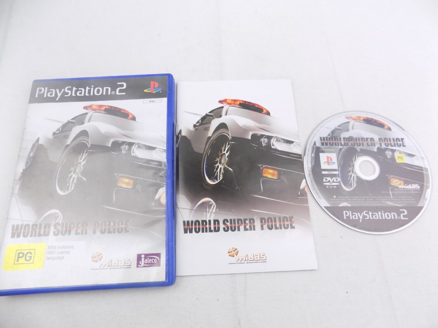 Mint Disc Playstation 2 Ps2 World Super Police - Inc Manual Free ...