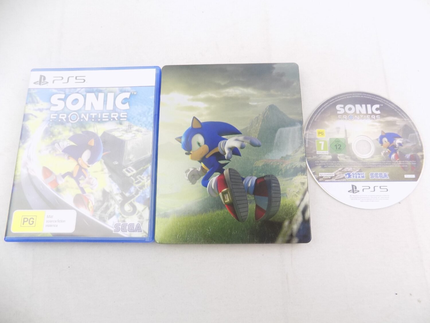 Mint Disc Playstation 5 Ps5 Sonic Frontiers With Preorder Steelbook ...