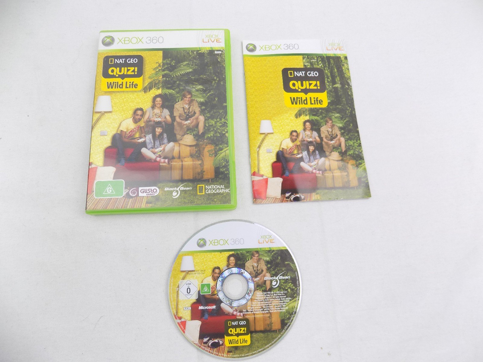 Mint Disc Xbox 360 National Geographic Quiz! Wild Life - Inc Manual ...