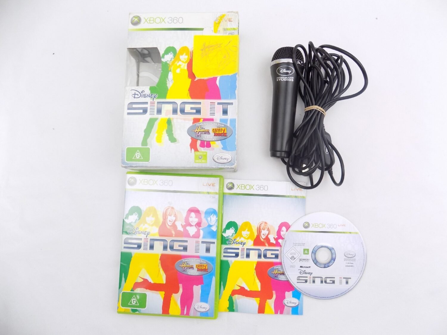 Boxed Xbox 360 Disney Sing It With Wired Microphone And Manual Free ...