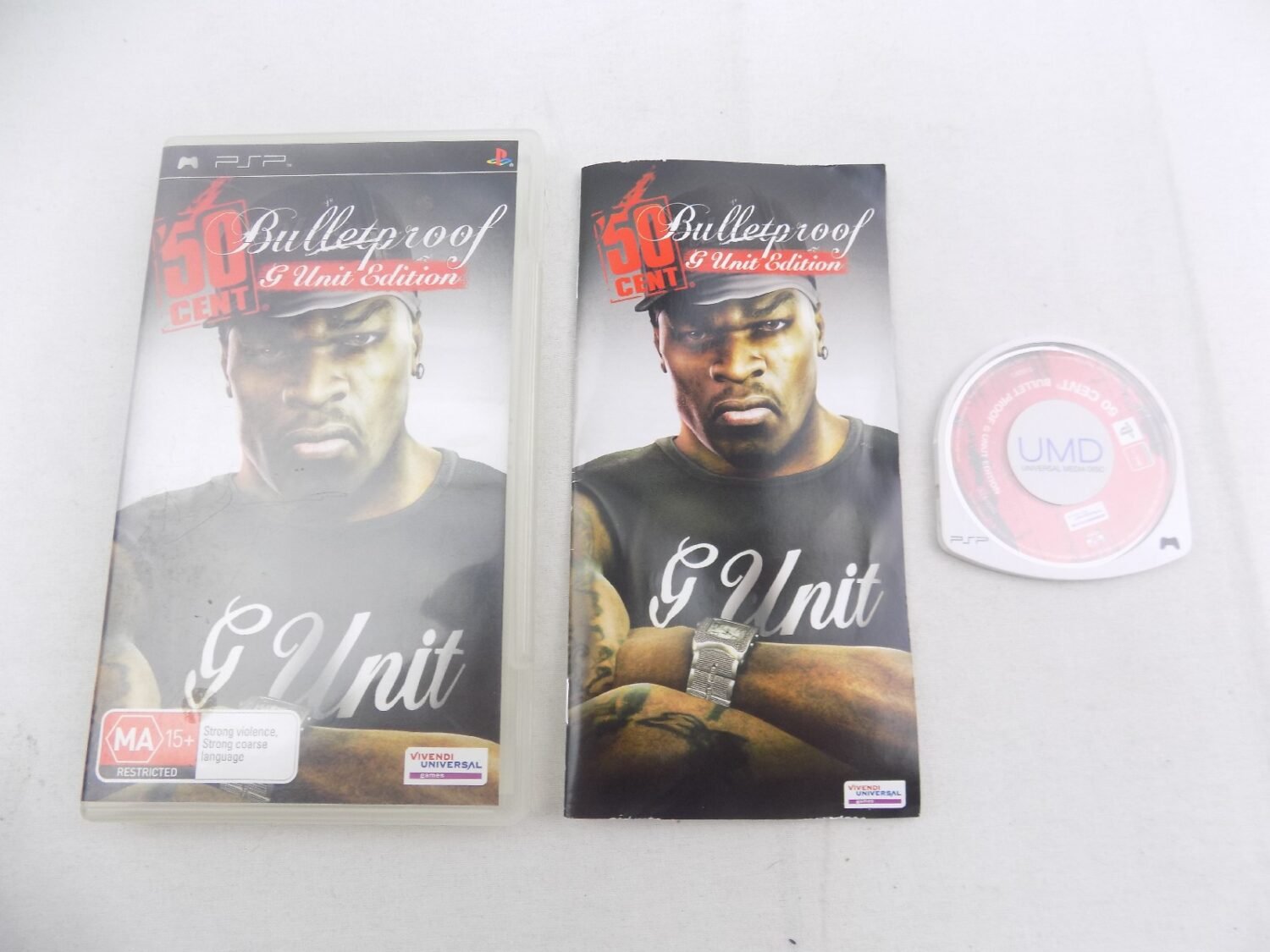 Playstation Portable PSP 50 Cent Bulletproof G Unit Edition - Inc ...