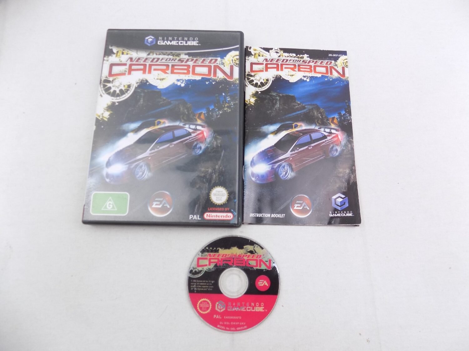 Mint Disc Nintendo Gamecube Need for Speed Carbon -Inc Manual Free ...