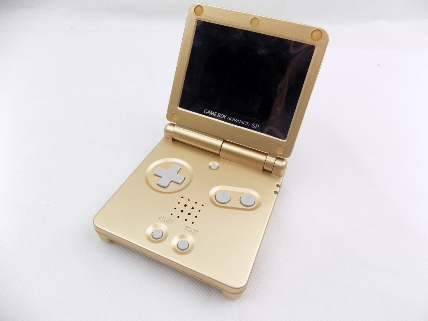 Nintendo Game Boy Advanced SP Gold Color IPS Screen - Starboard Games