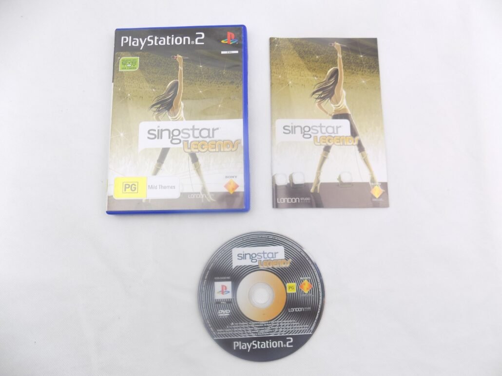 Mint Disc Playstation 2 Ps2 Singstar Legends - Inc Manual Free Postage ...