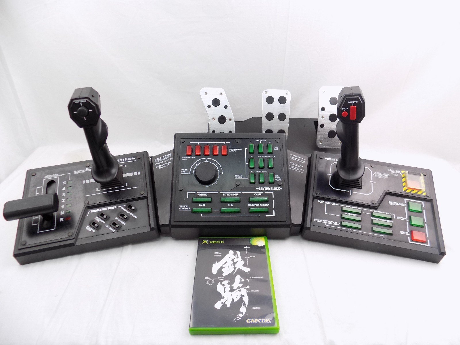 Like New Xbox Original Steel Battalion/Iron Knight (Green) Controller ...