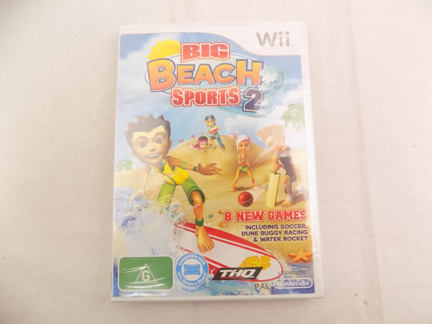 Brand New Sealed Nintendo Wii Big Beach Sports 2 Wii U Comp. Free ...
