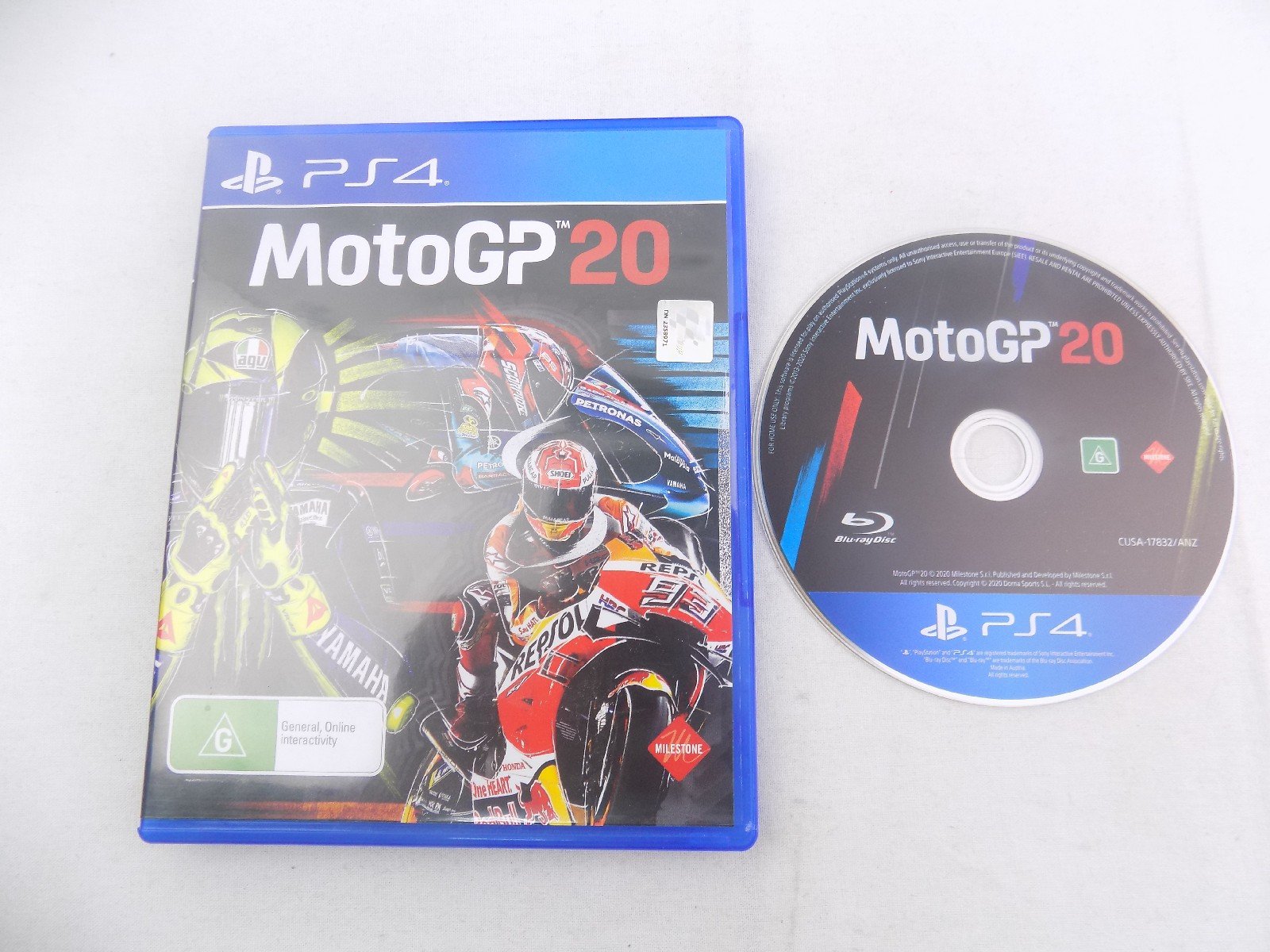 Mint Disc Playstation 4 Ps4 MotoGP 20 2020 2K20 Free Postage ...