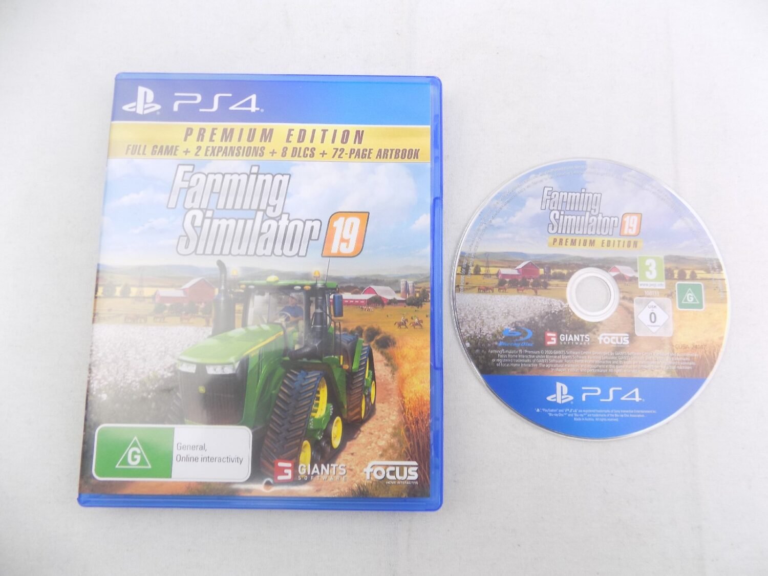 Mint Disc Playstation 4 Ps4 Farming Simulator 19 2019 2K19 Premium ...