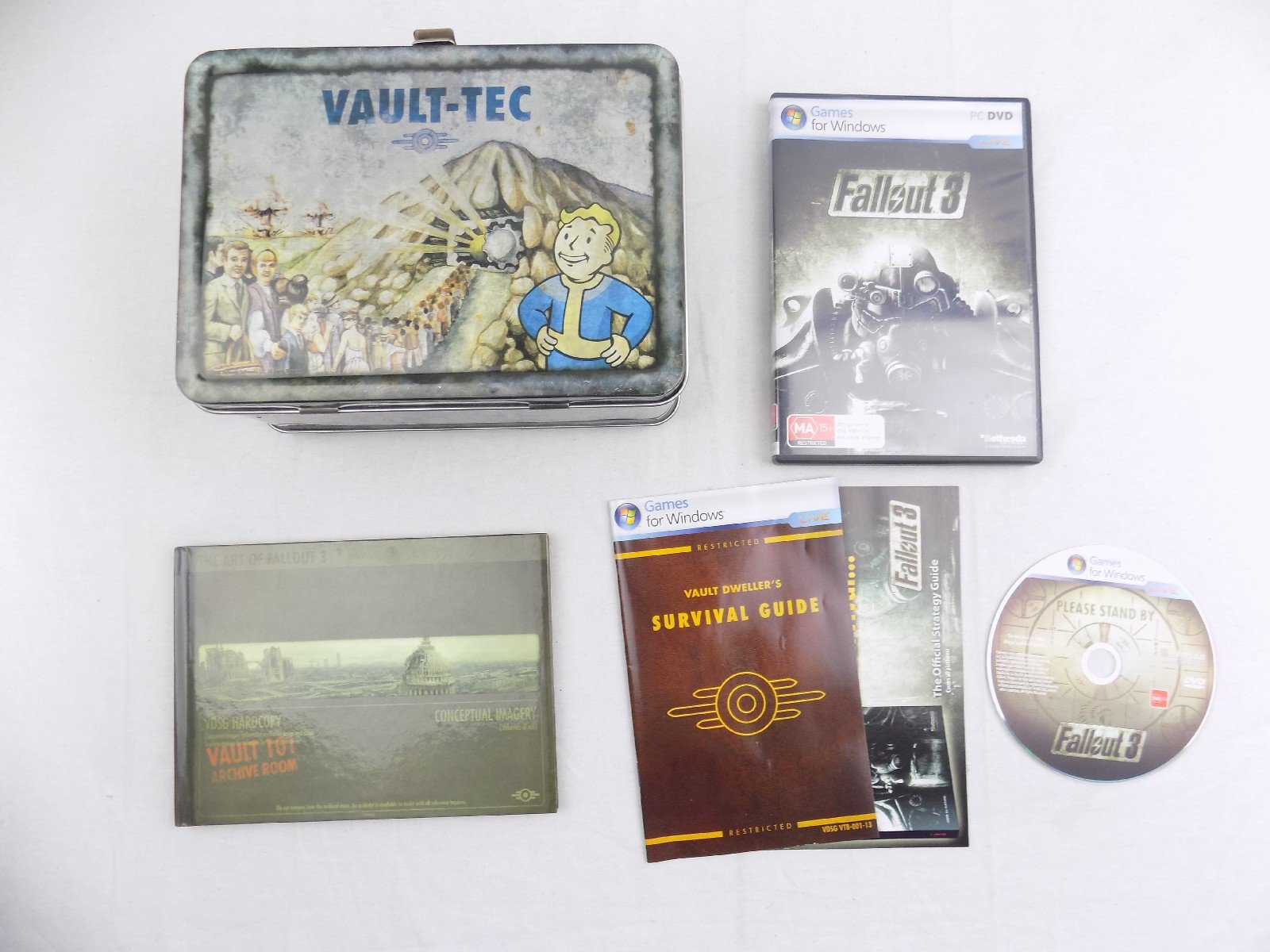 PC Fallout 3 Lunchbox Collector's Edition (See Pictures For Condition ...