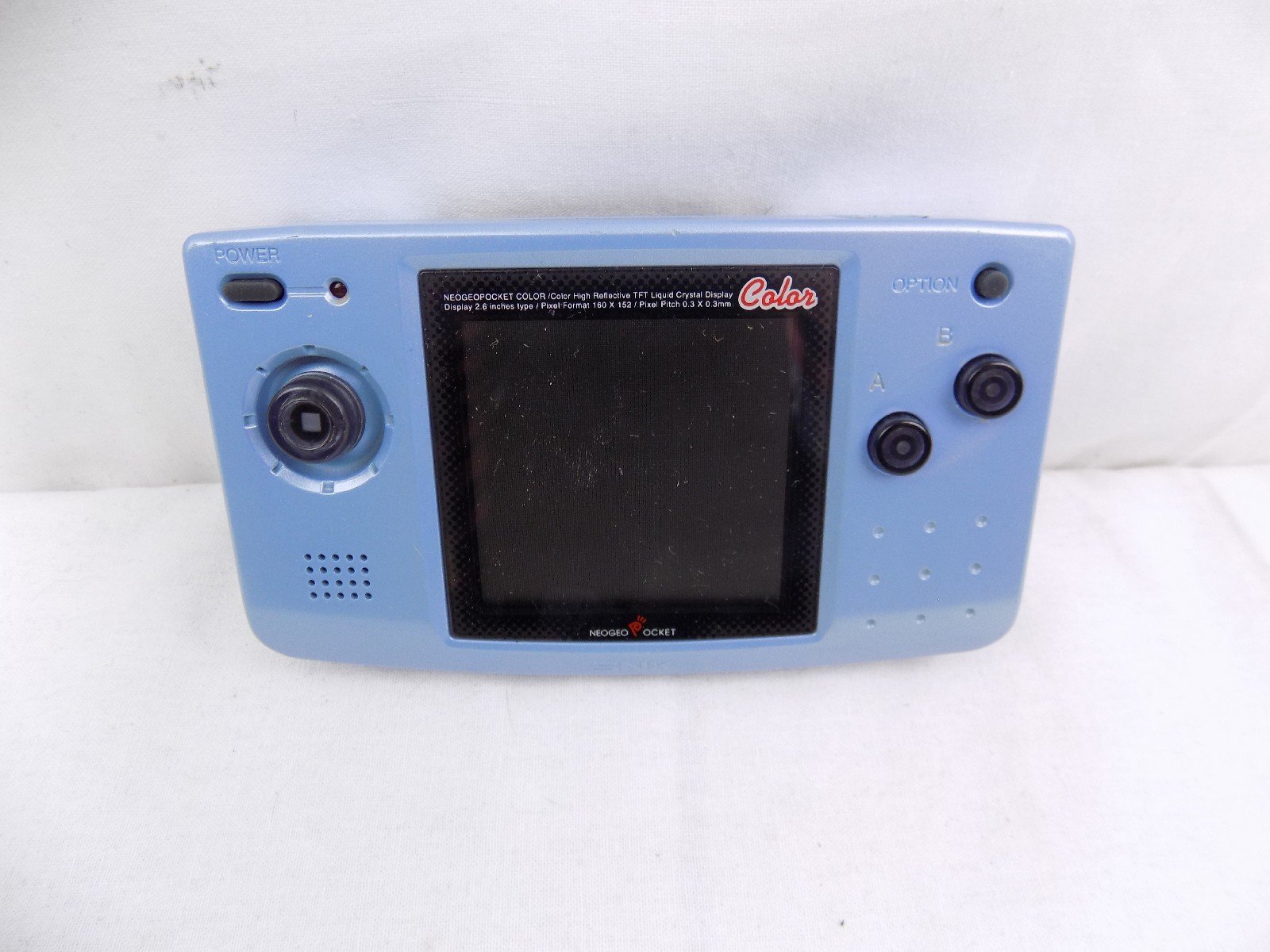 Boxed SNK Neogeo Pocket Color Platinum Blue Handheld Console - Tested ...