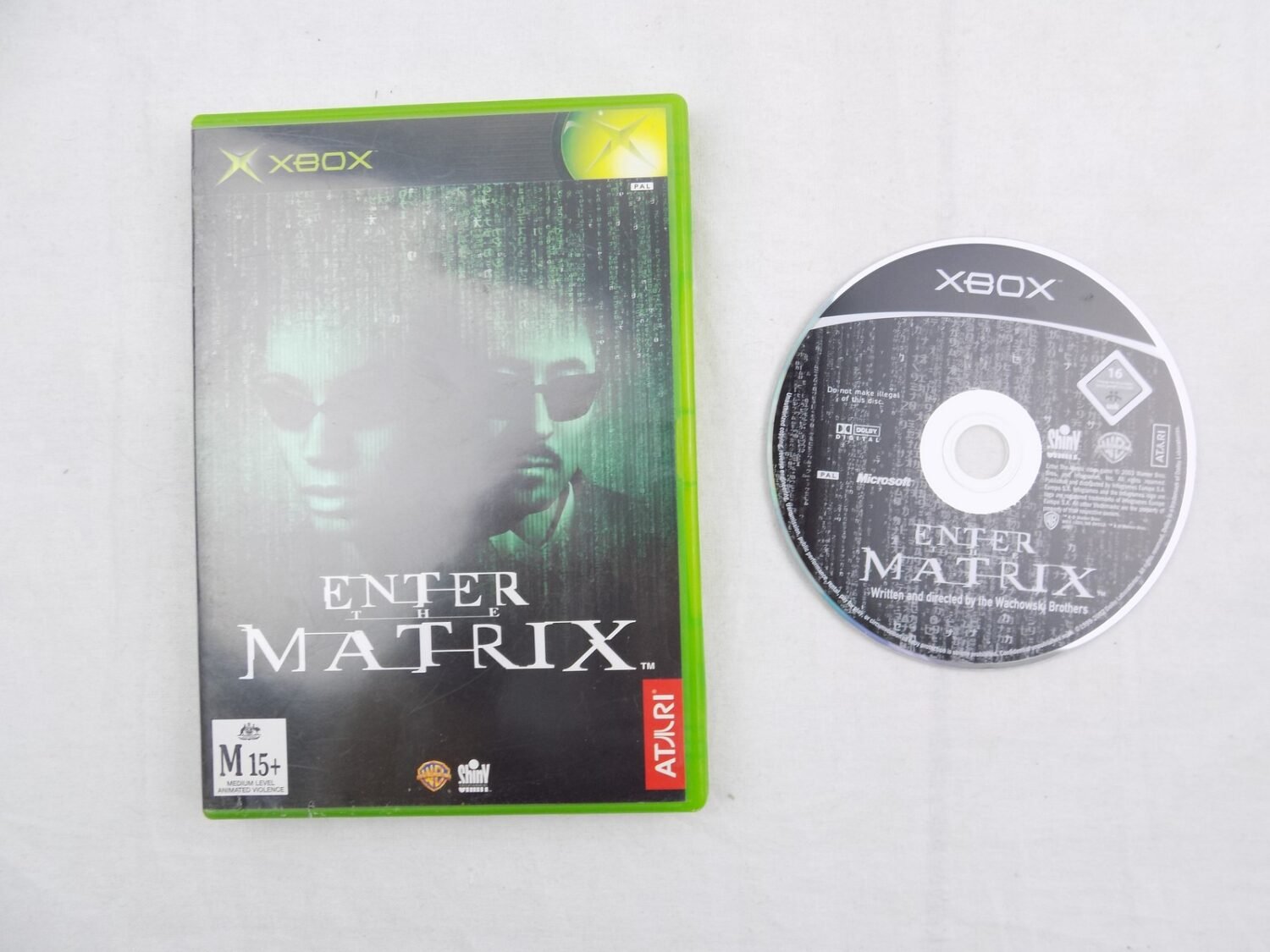 Mint Disc Xbox Original Enter The Matrix - No Manual - Starboard Games