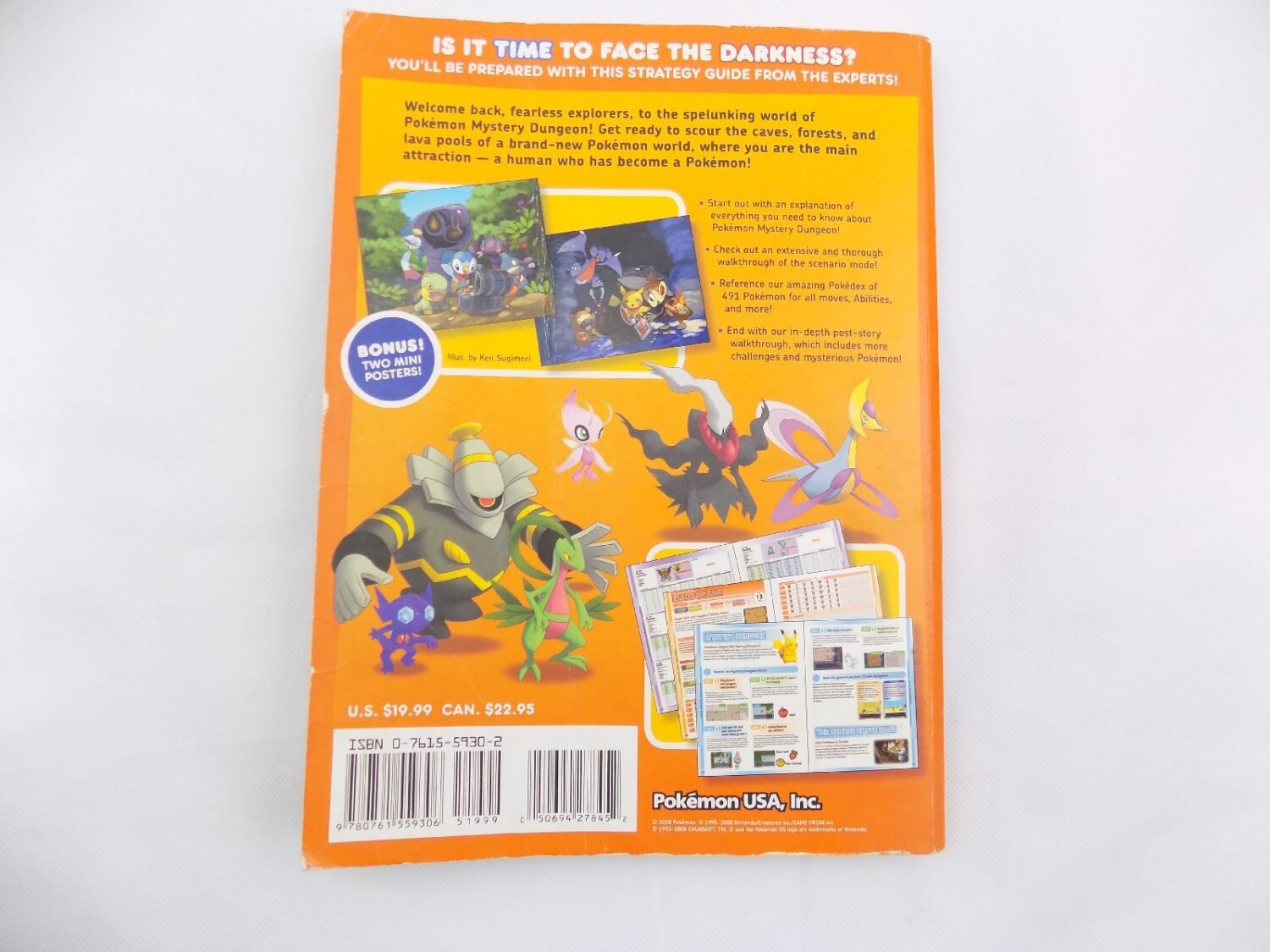 Pokemon Official Guide Mystery Dungeon Explorers Of Time Explorers Of ...