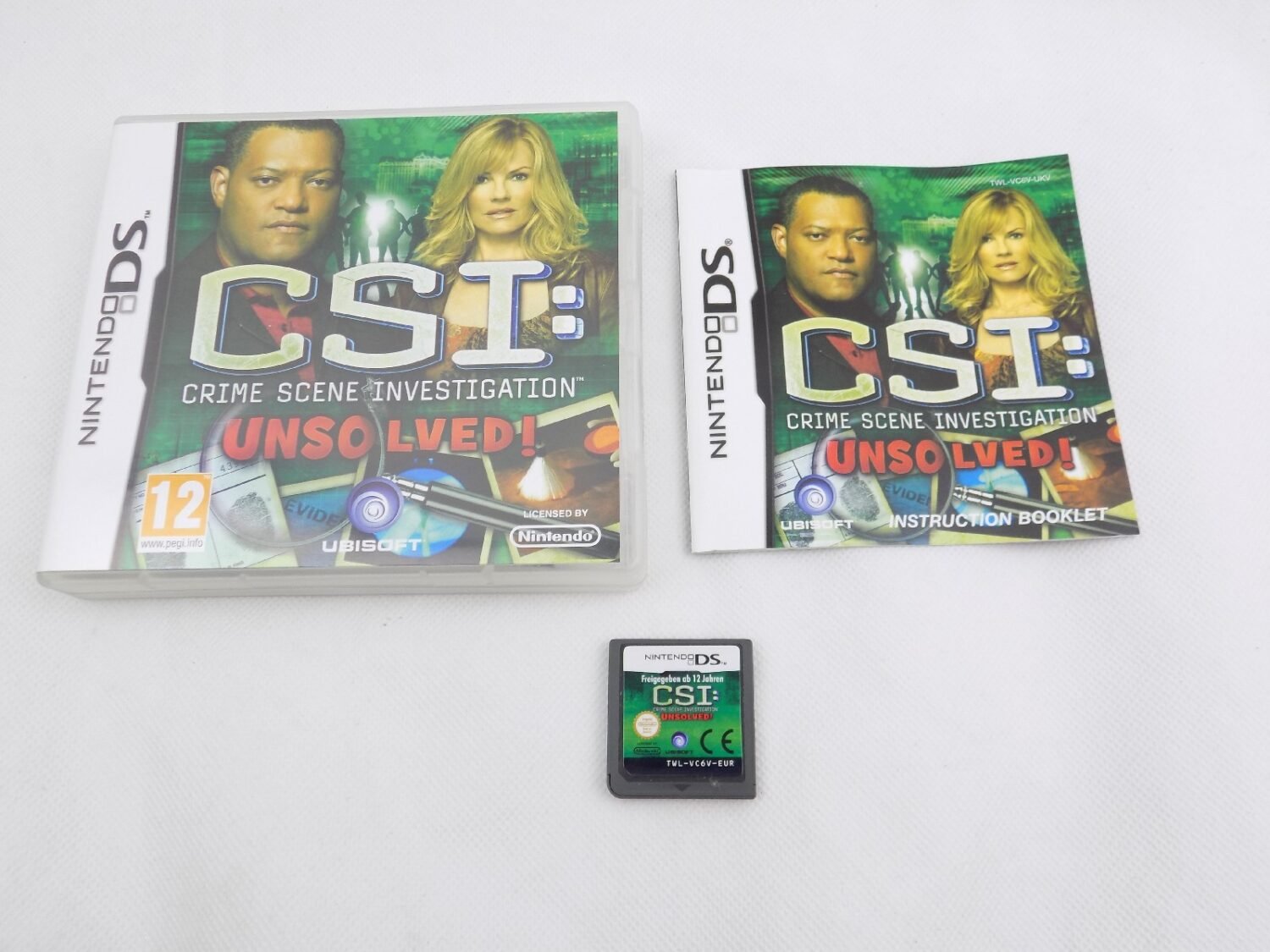 Like New Nintendo DS / 2DS / 3DS CSI Crime Scene Investigation Unsolved ...