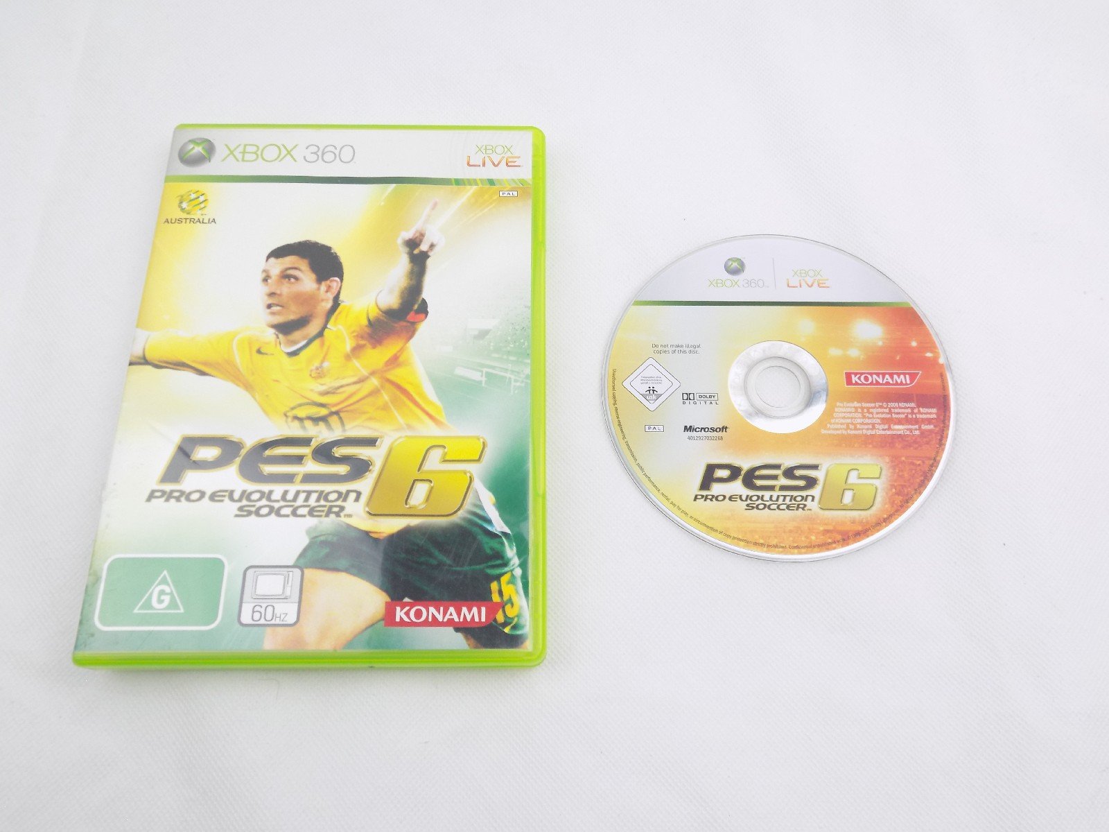 Mint Disc Xbox 360 PES Pro Evolution Soccer 6 - No Manual - Starboard Games