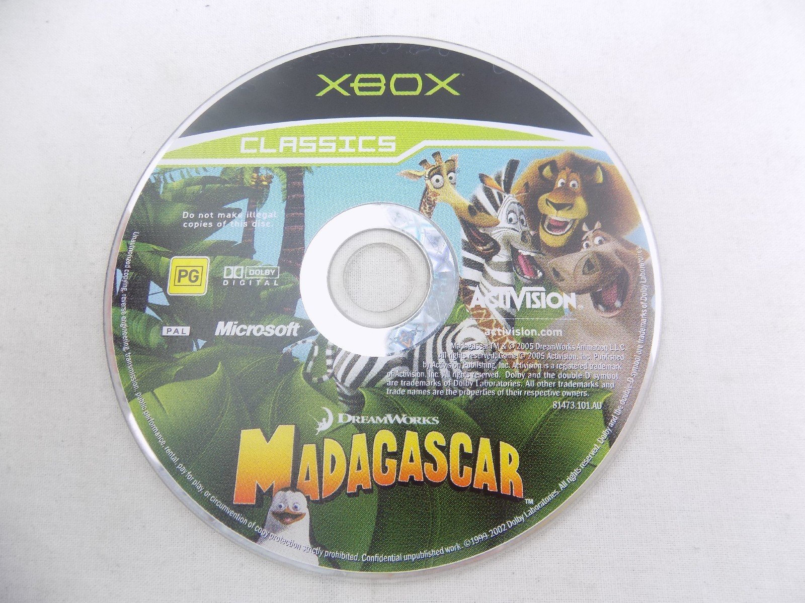 Mint Disc Xbox Original Madagascar - Disc Only Free Postage III - 91 ...