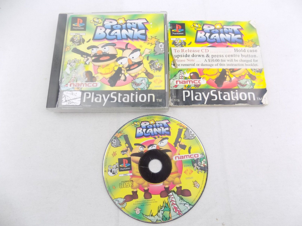 Mint Disc Playstation 1 Ps1 Free Postage Point Blank With Manual ...