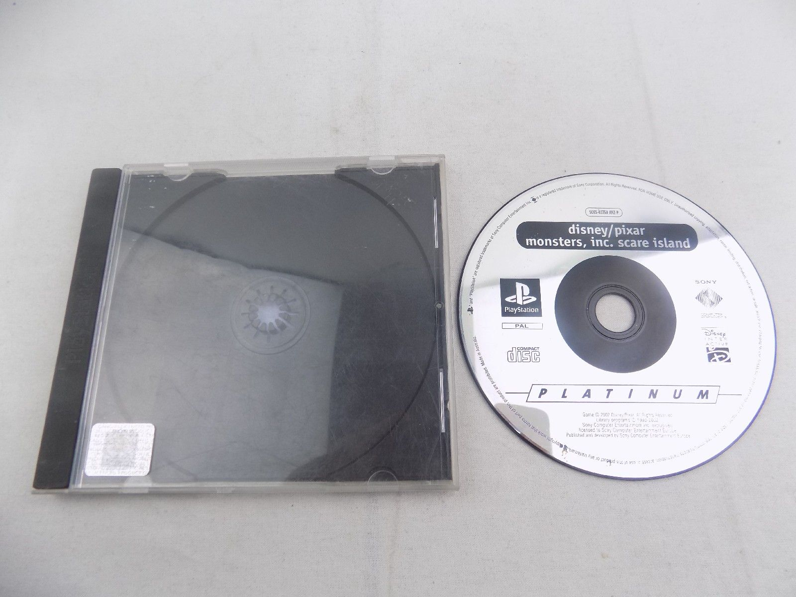 Mint Disc Playstation 1 Ps1 Free Postage Disney / Pixar Monsters Inc ...