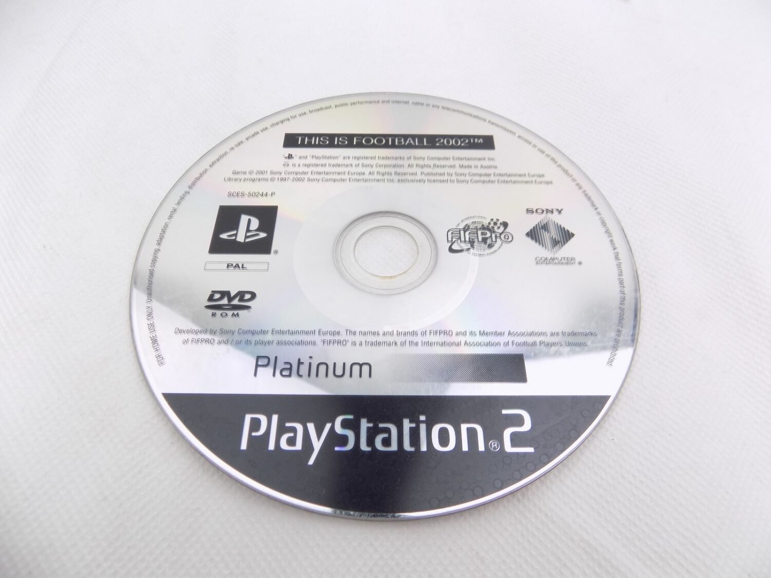 Mint Disc Playstation 2 PS2 This is Football 2002 - Disc Only Free ...