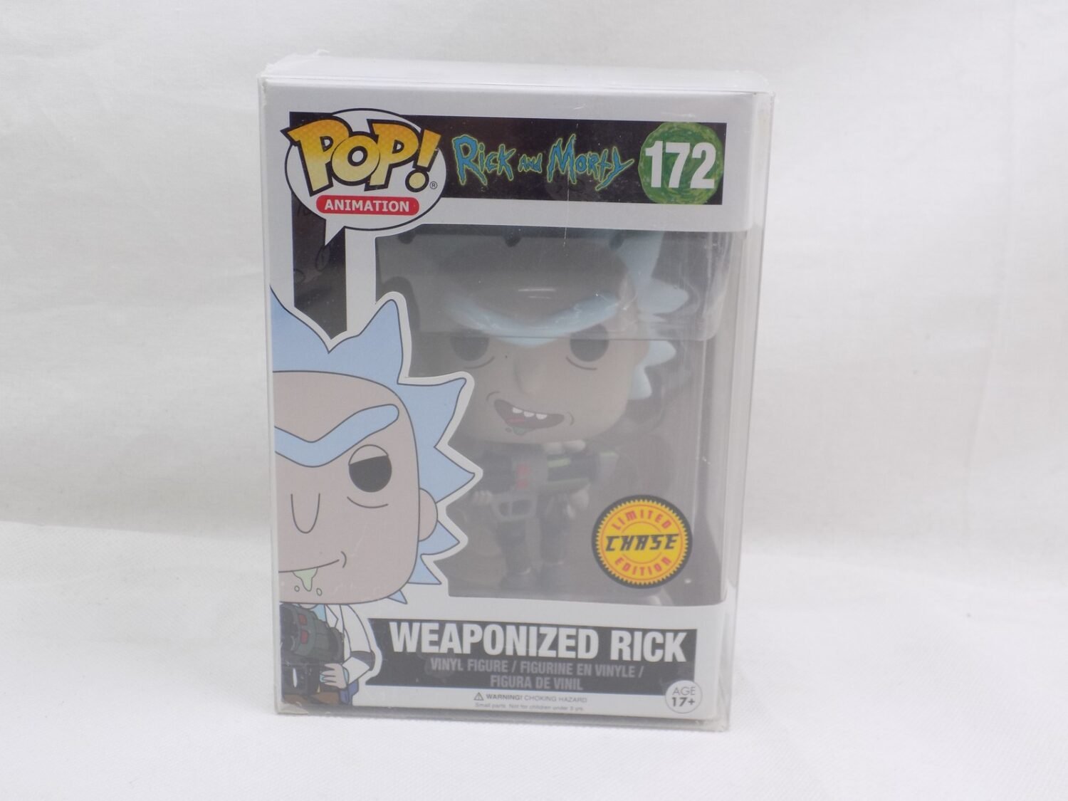 Brand New Funko Pop Weaponized Rick CHASE 172 Rick And Morty Vinyl ...