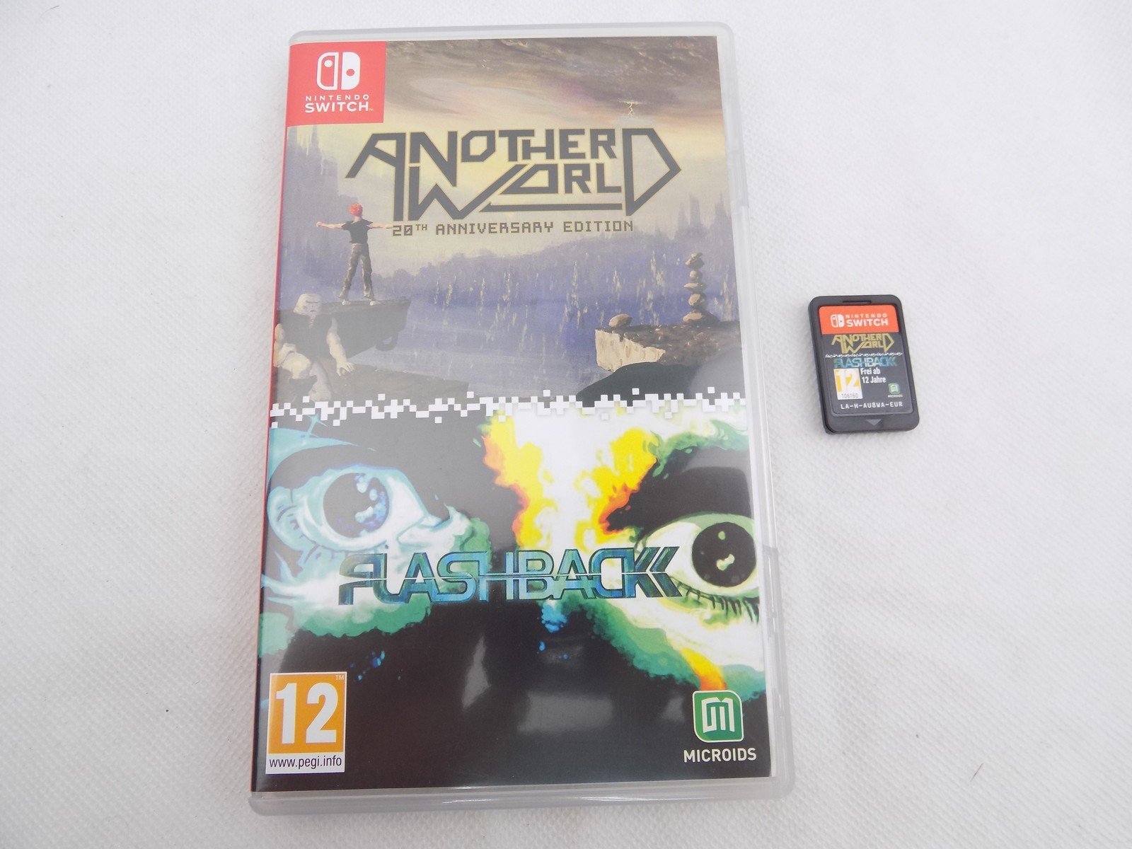 Like New Nintendo Switch Another World 20th Anniversary Edition And Flashback Free Postage ...