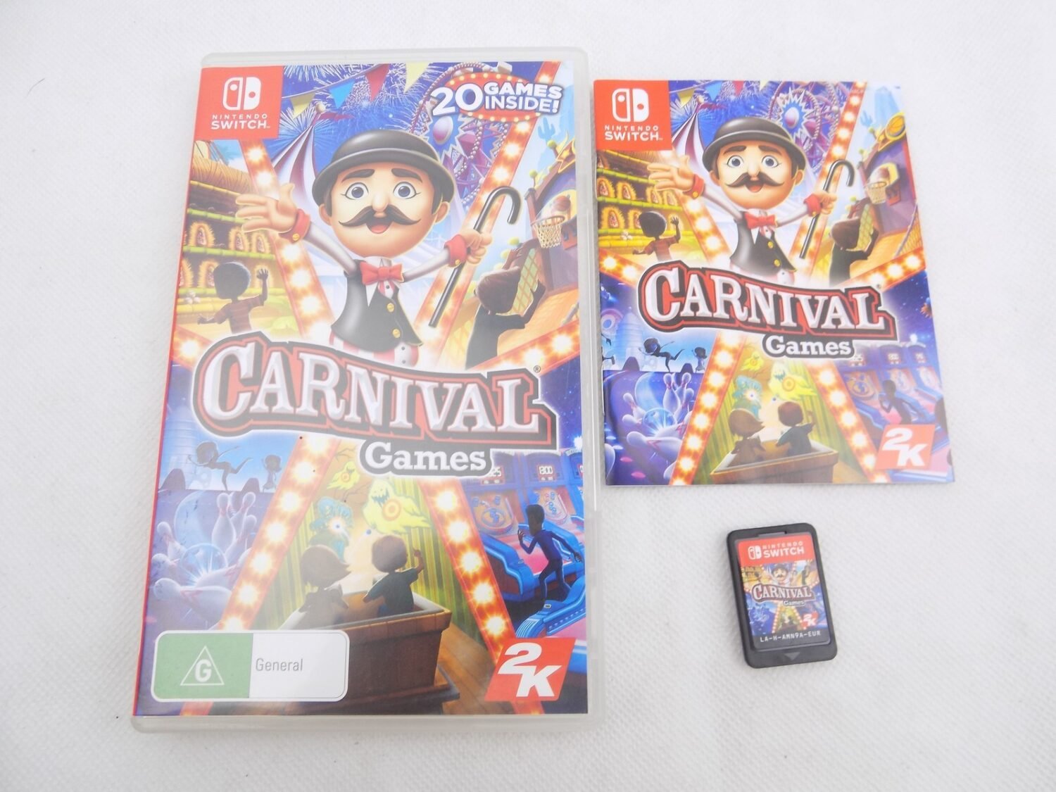 Like New Nintendo Switch Carnival Games Free Postage - Starboard Games