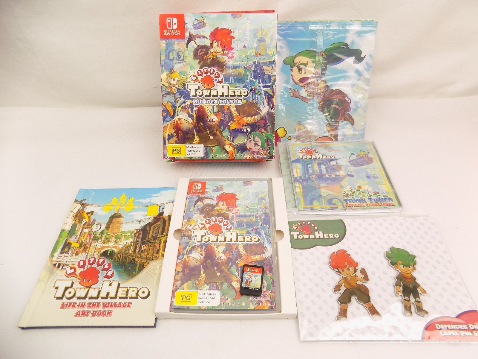 Like New Nintendo Switch Little Town Hero Big Idea Edition Free Postage ...