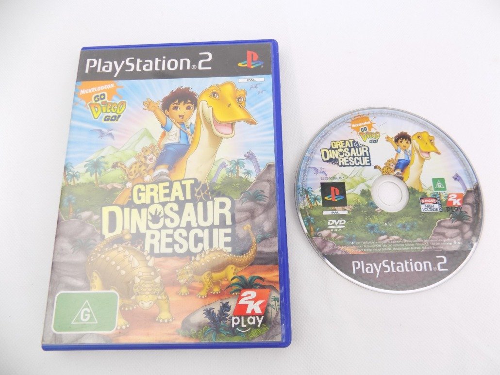 Mint Disc Playstation 2 Ps2 Great Dinosaur Rescue â No Manual ...