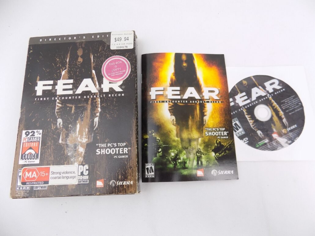 Mint Disc PC Fear Directors Edition Free Postage - Starboard Games