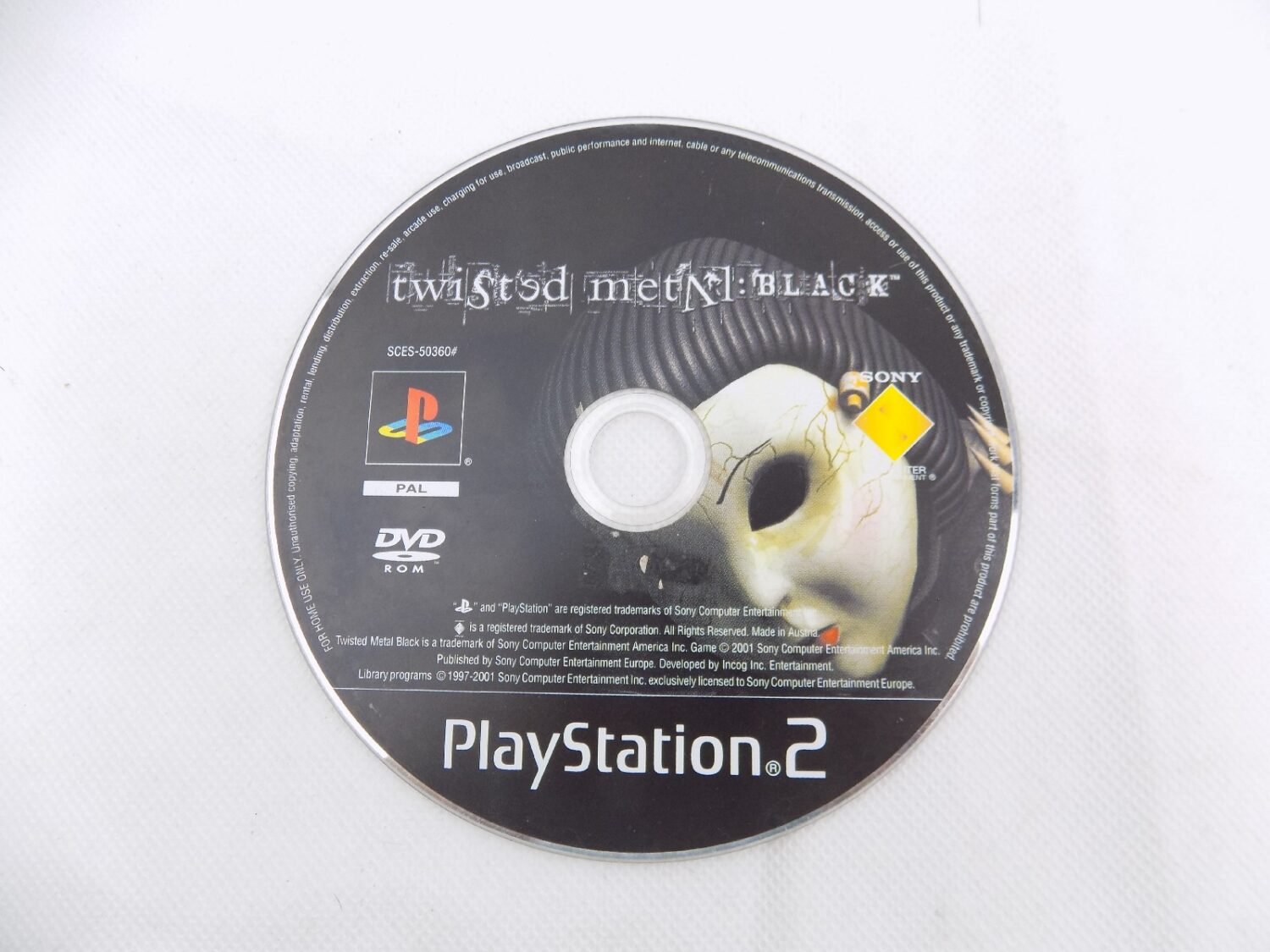 Mint Disc Playstation 2 PS2 Twisted Metal: Black - Disc Only ...