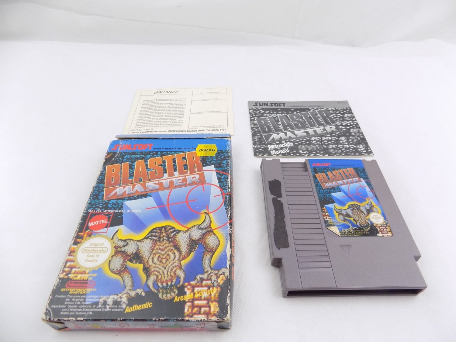 Boxed Nintendo Entertainment System NES Blaster Master - PAL - /1 ...