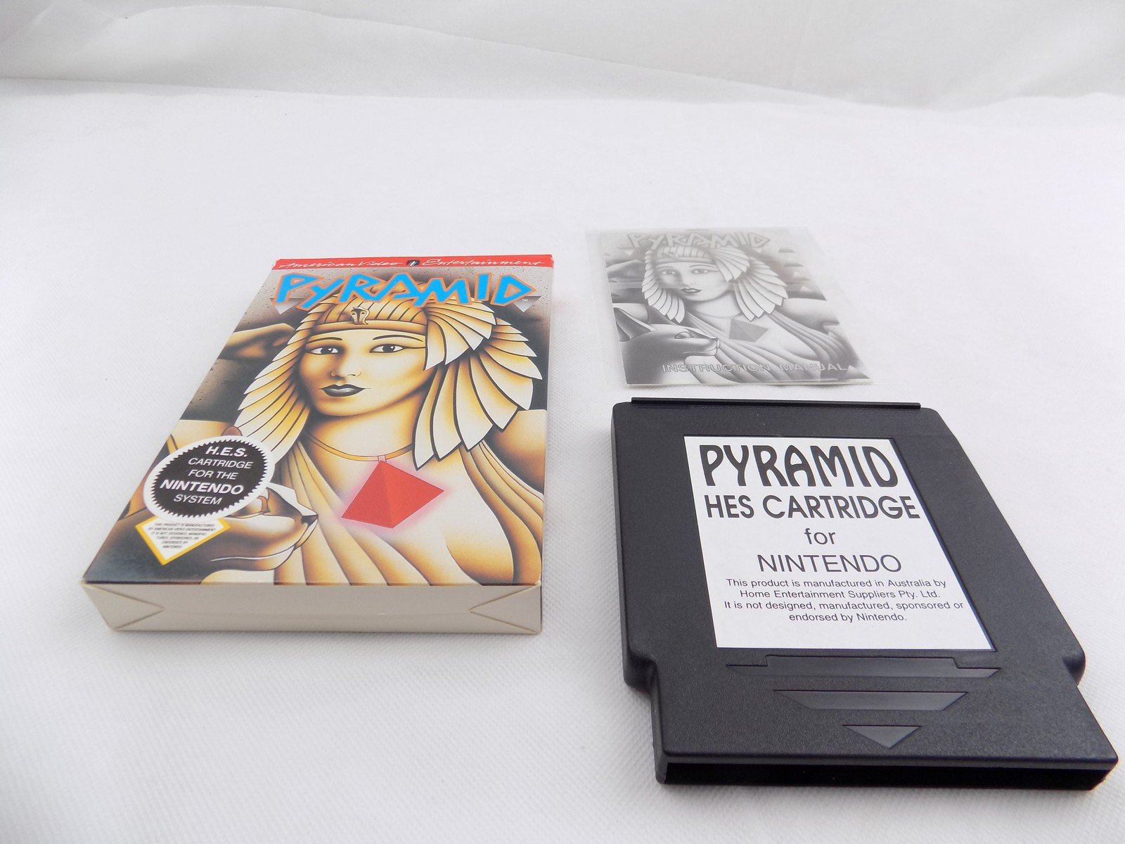 Boxed Nintendo Entertainment System NES Pyramid HES Cartridge - PAL ...