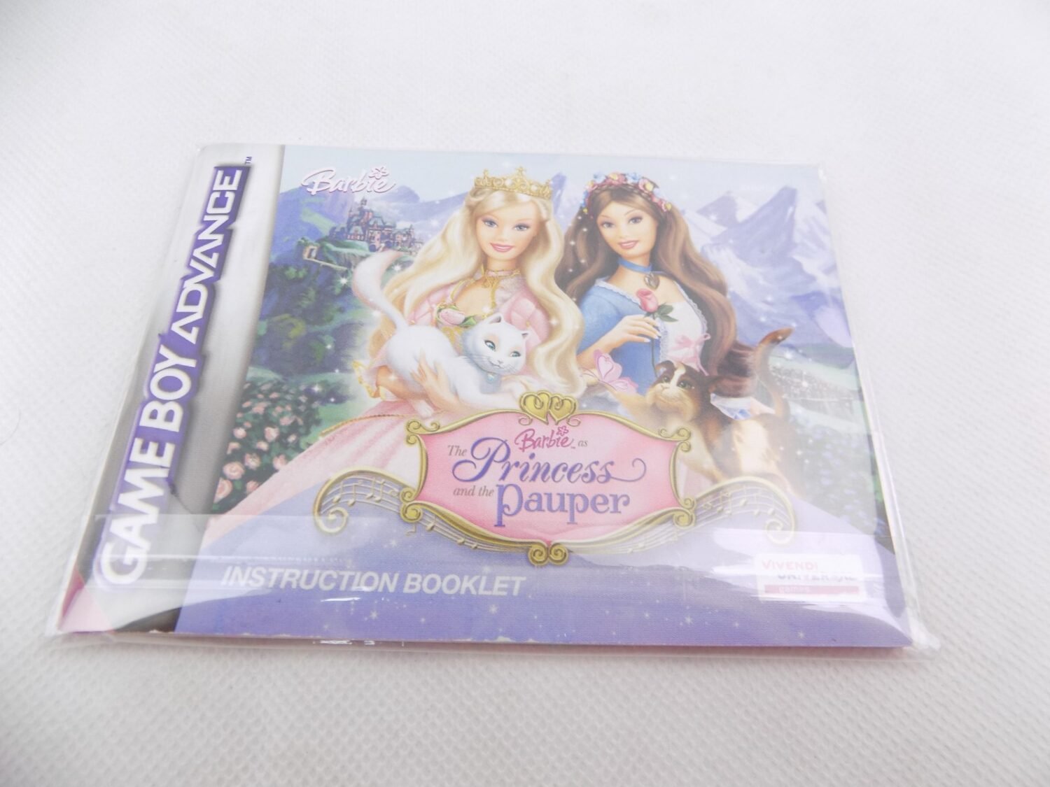 Like New Gameboy Advance The Princess And The Pauper - Manual Only ...