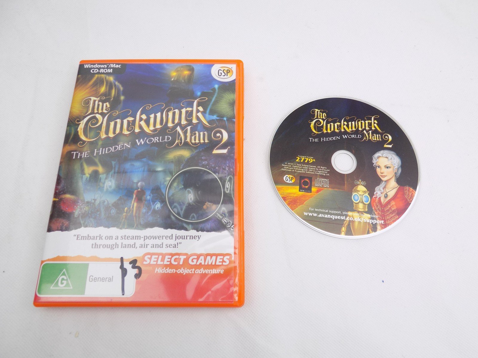Mint Disc PC The Clockwork Man 2 - Starboard Games