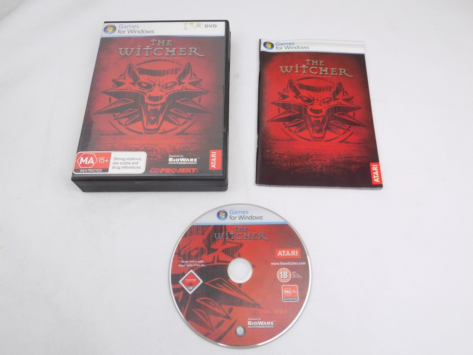 Mint Disc PC The Witcher Free Postage - Starboard Games