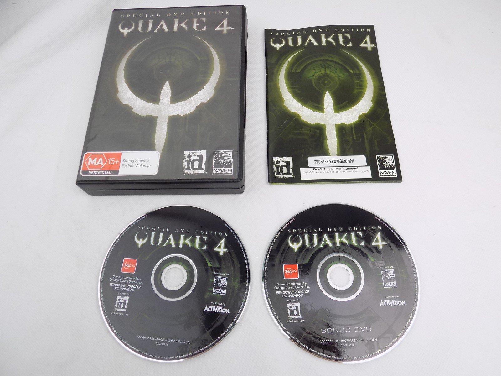Mint Disc PC Quake 4 Special DVD Edition Free Postage - Starboard Games