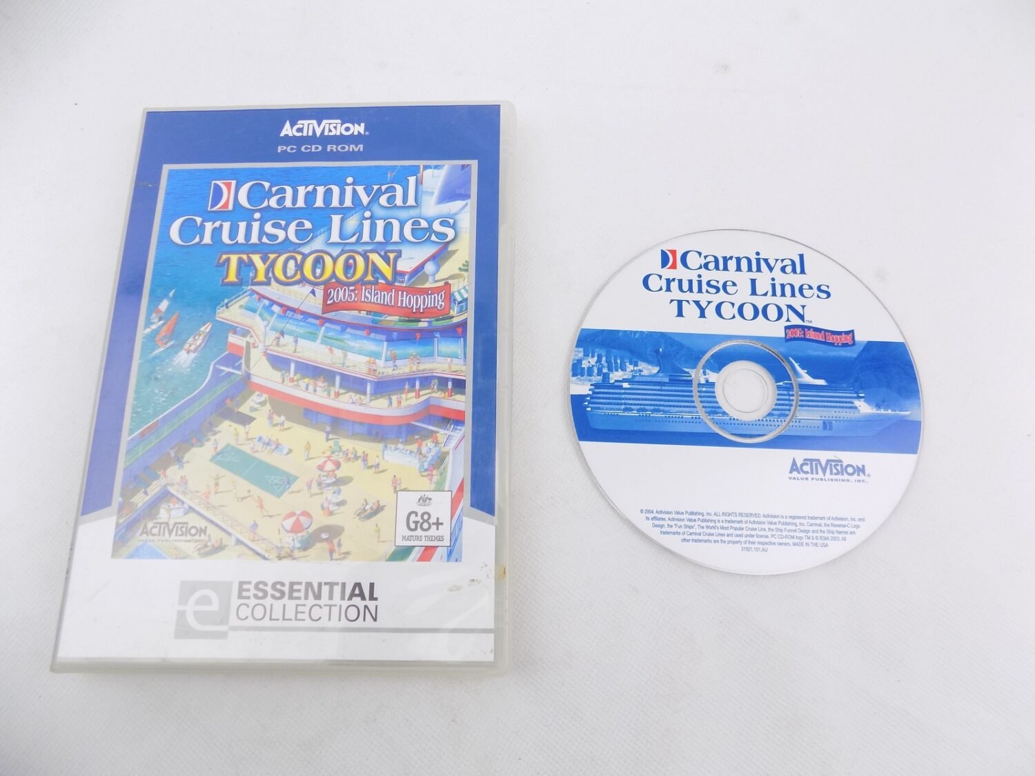 Mint Disc PC Carnival Cruise Lines Tycoon - Starboard Games