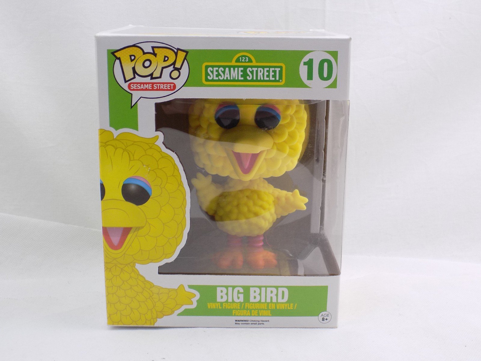 Brand New Funko Pop Big Bird (Flocked) 10 Sesame Street Vinyl Figure ...