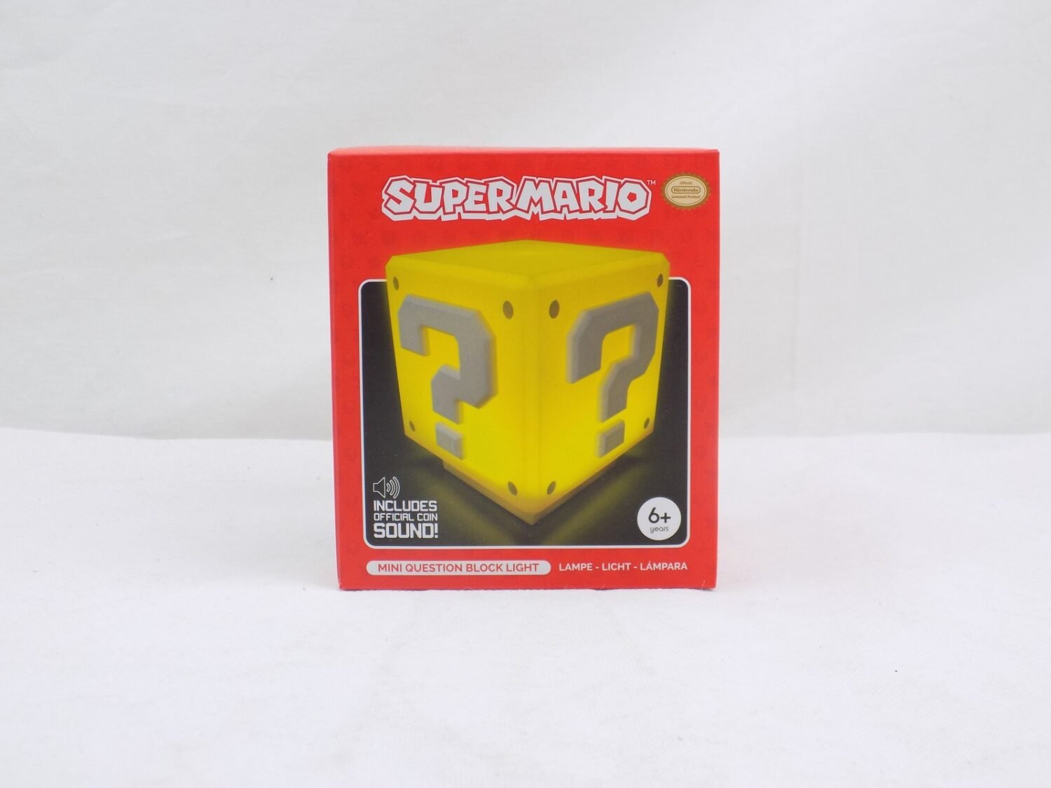 Brand New Super Mario Mini Question Block Light - Starboard Games